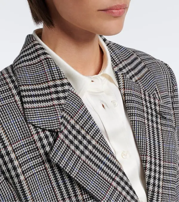 Stella McCartney Checked Wool Blazer