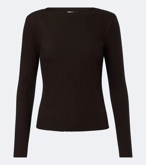 Vince Ribbed Long Sleeve Sweater