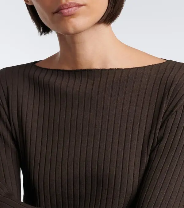 Vince Ribbed Long Sleeve Sweater