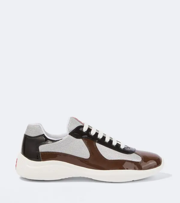 Prada America's Cup Sneakers - Brown