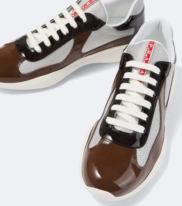 Prada America's Cup Sneakers - Brown