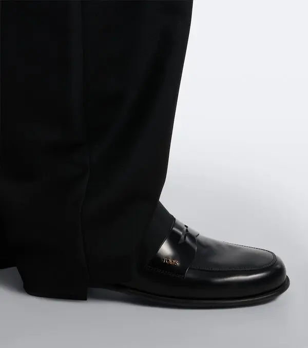 TOD'S Leather Penny Loafers