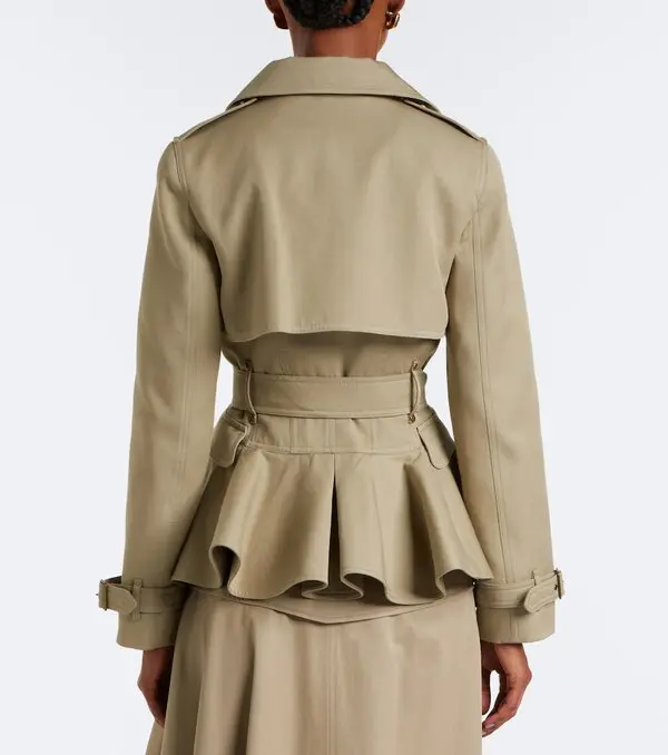 Burberry Belted Cotton Jacket