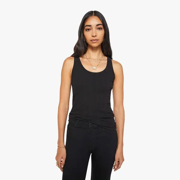 MOTHER The Runner Up Tank - Black