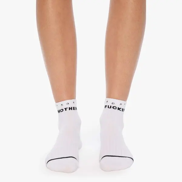 MOTHER Ankle Socks With Metal Studs