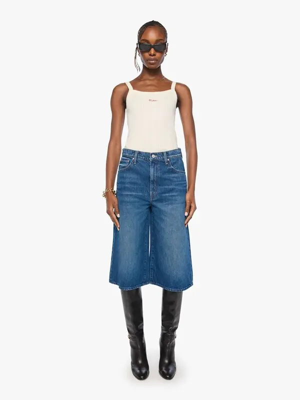 MOTHER The Whole Lot Zip Call Me Wild Jeans - Blue