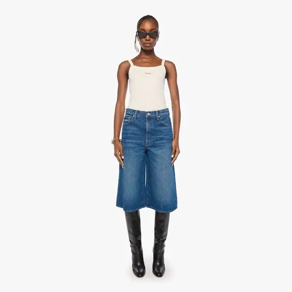 MOTHER The Whole Lot Zip Call Me Wild Jeans - Blue
