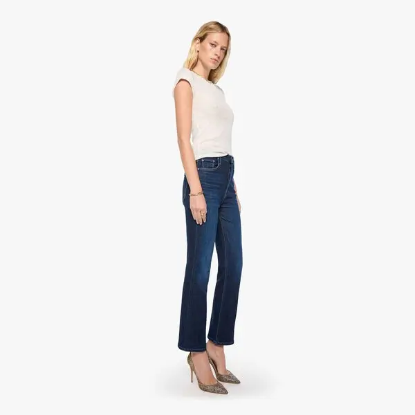 MOTHER The Tripper Flood Flare Jeans - Blue