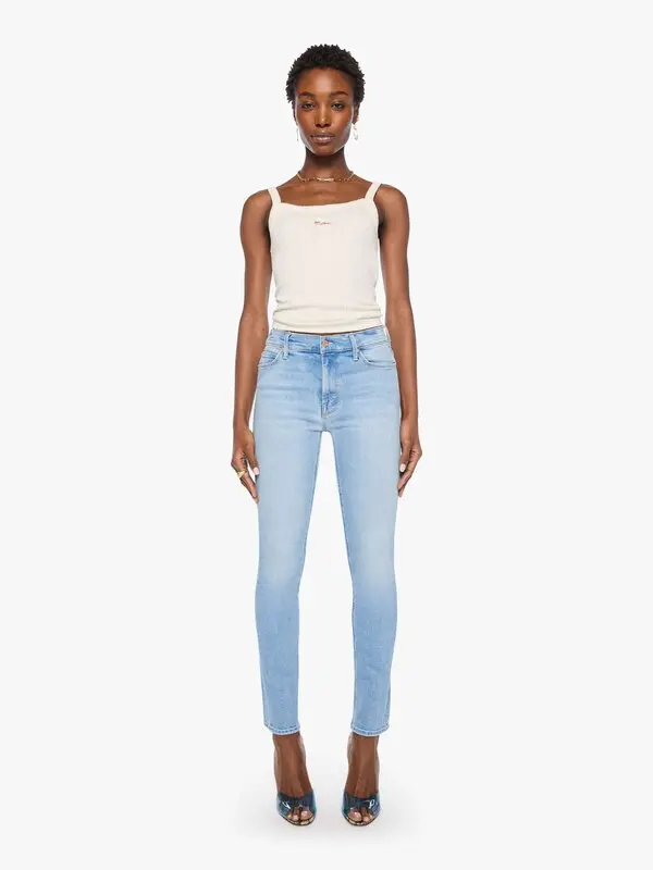 MOTHER The Mid Rise Dazzler Hover Derby Doll Jeans