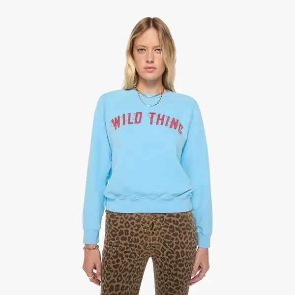 MOTHER The Concert Wild Thing Sweatshirt - Blue