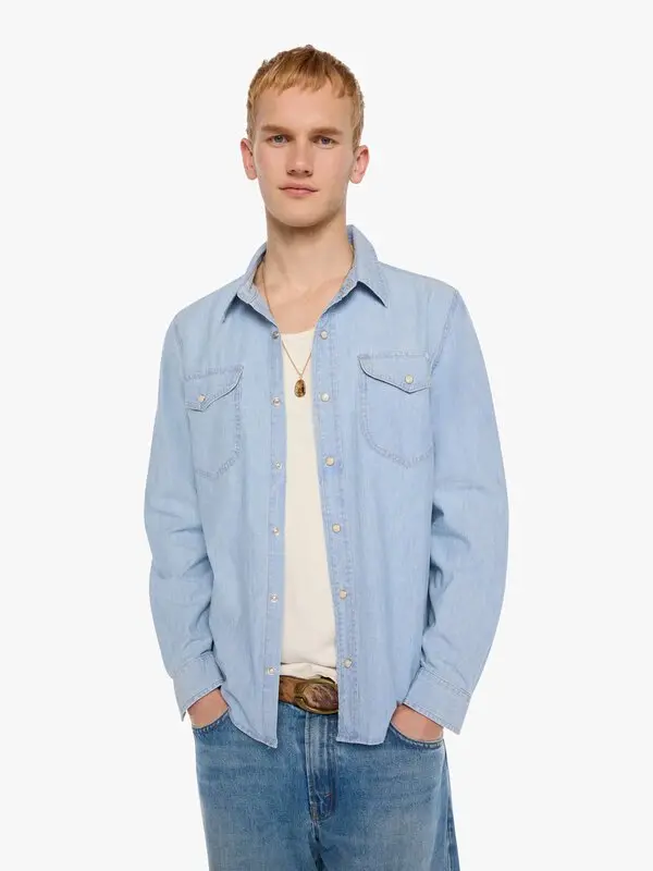 MOTHER The Speed Date Leave Shop Light On Shirt