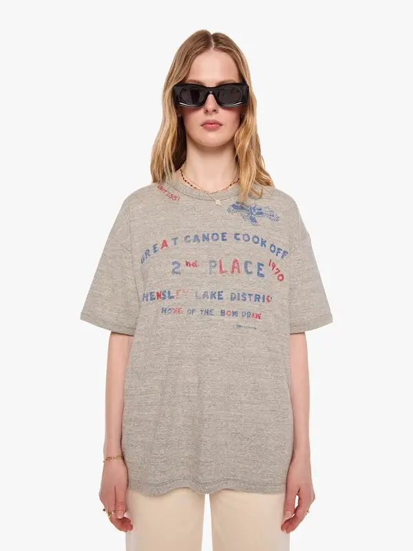 MOTHER The Lowdown Canoe Cook Off T-shirt - Grey