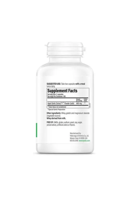 KYOLIC Aged Garlic Extract Formula 100, Cardiovascular Health