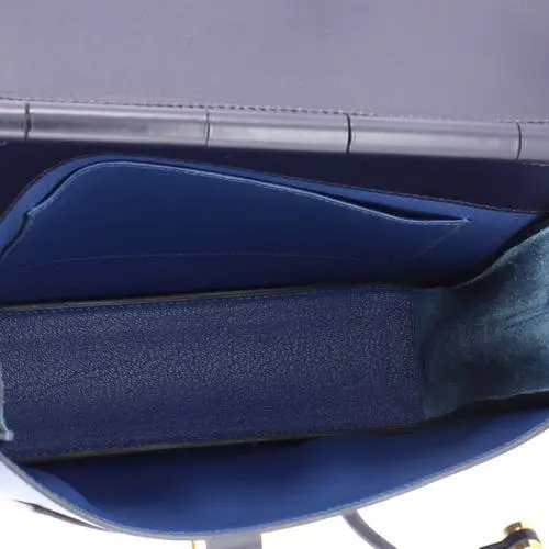 Hermès Sacabar Shoulder Bag Epsom And Swift 24 - Blue