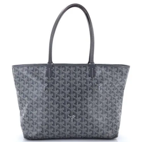 Goyard Artois Tote Coated Canvas Pm - Gray