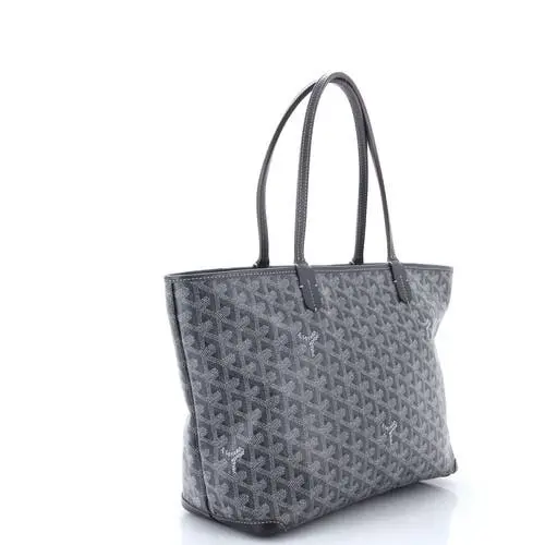 Goyard Artois Tote Coated Canvas Pm - Grey