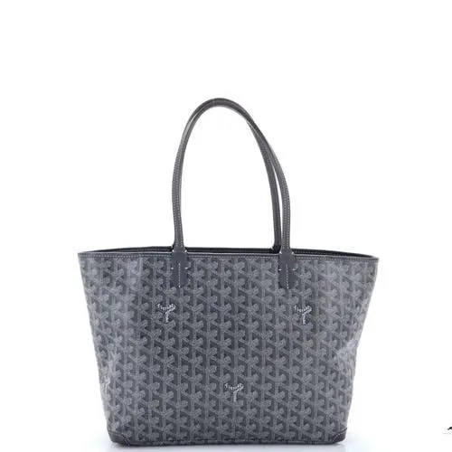 Goyard Artois Tote Coated Canvas Pm - Grey