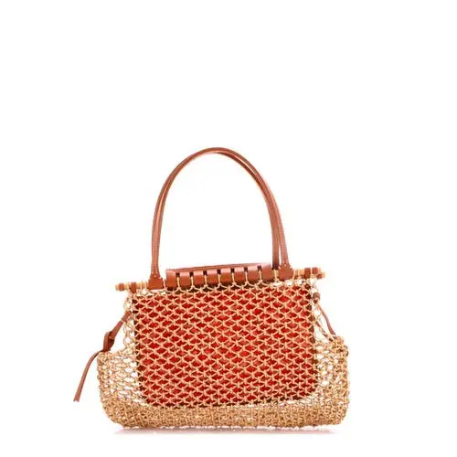 Goyard Aligre Bag Raffia Net With Coated Canvas