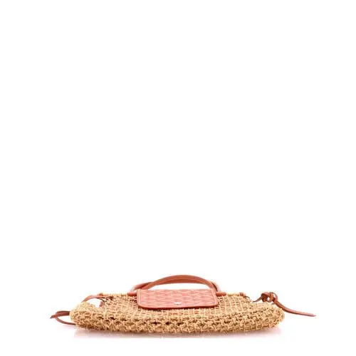 Goyard Aligre Bag Raffia Net With Coated Canvas