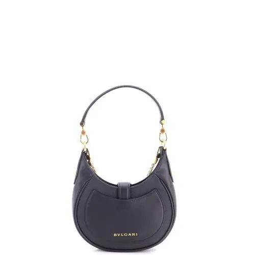 BVLGARI Serpenti Ellipse Crossbody Bag Leather Mini