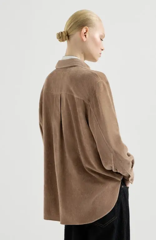Brunello Cucinelli Fluid Corduroy Shirt