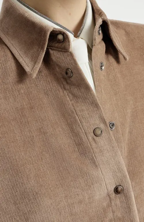 Brunello Cucinelli Fluid Corduroy Shirt