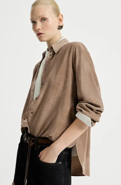 Brunello Cucinelli Fluid Corduroy Shirt