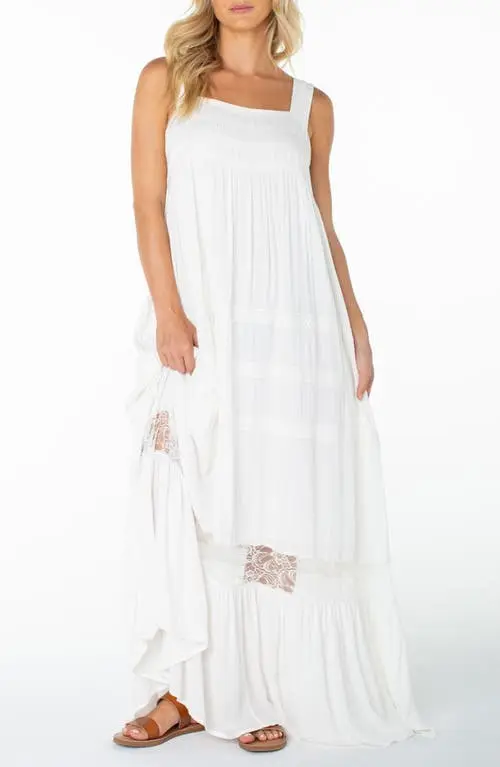 Roxy Summer Wind Maxi Dress With Lace Inserts