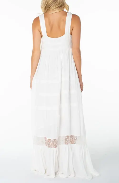 Roxy Summer Wind Maxi Dress With Lace Inserts