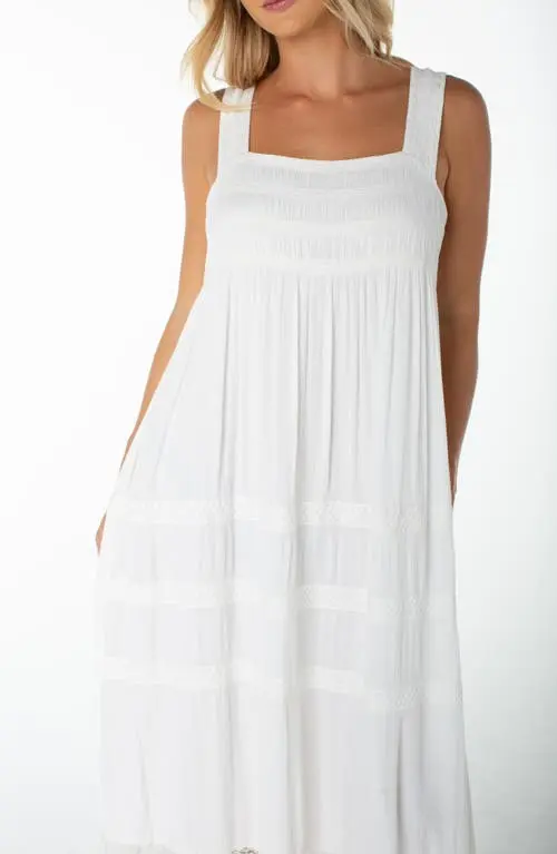 Roxy Summer Wind Maxi Dress With Lace Inserts