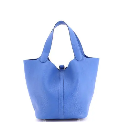 Hermès Picotin Lock Bag Maurice Mm - Blue