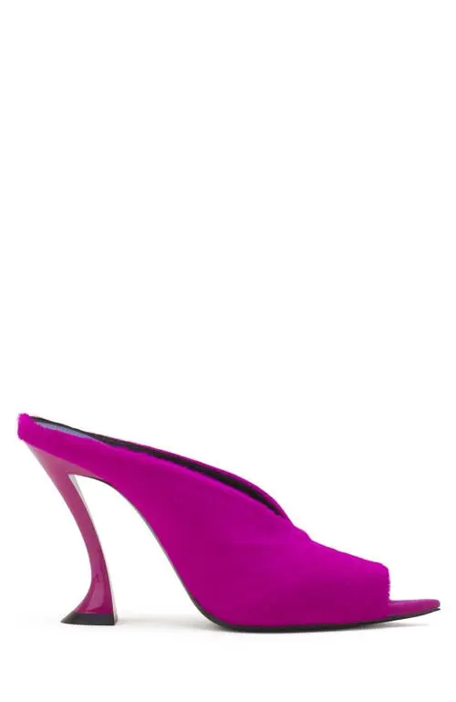LANVIN Midnight Step Mule In Pony