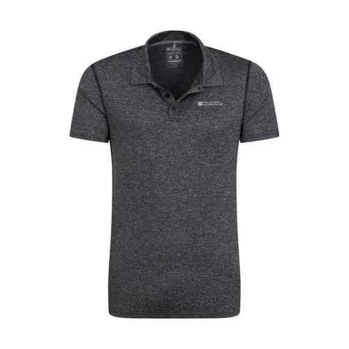 Mountain Warehouse Agra Stripe Polo Shirt - Black