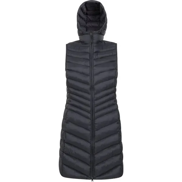 Mountain Warehouse Florence Padded Long Vest - Black