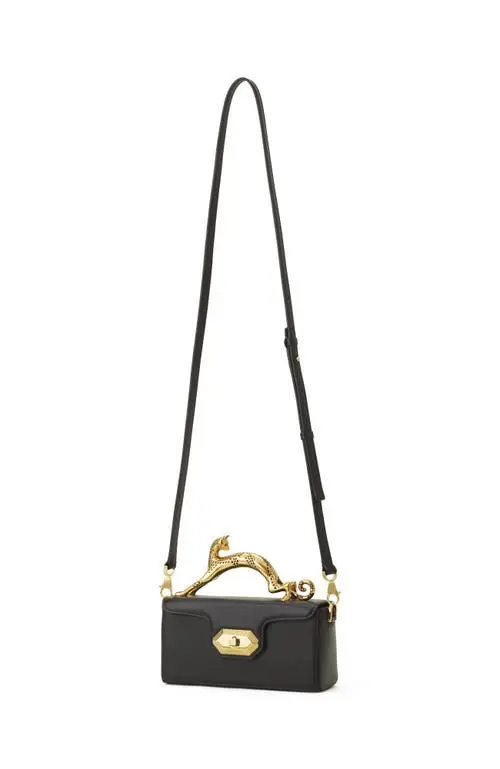 LANVIN Pencil Cat Nano Bag In Leather