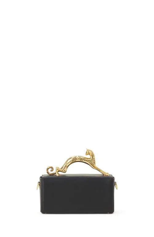 LANVIN Pencil Cat Nano Bag In Leather