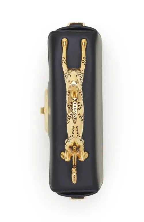 LANVIN Pencil Cat Nano Bag In Leather