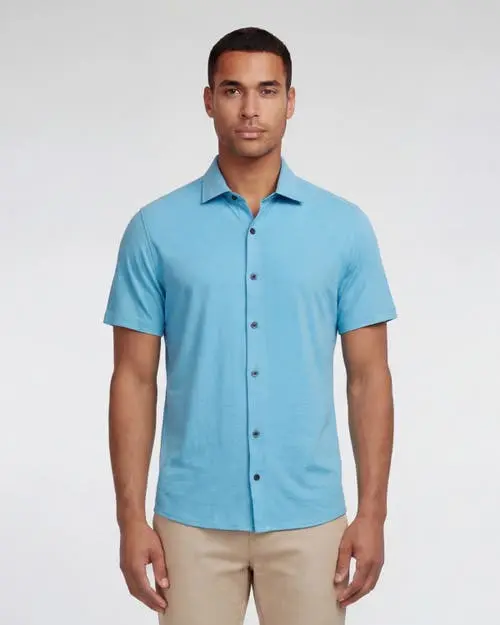 LORDS OF HARLECH Solid Short Sleeve Shirt