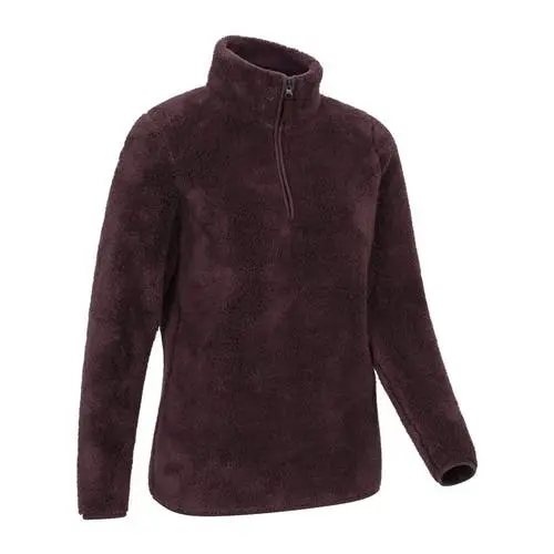 Mountain Warehouse Teddy Fleece Quarter Zip Fleece Top