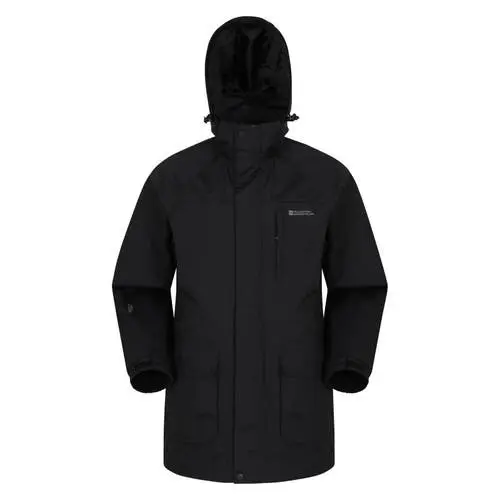Mountain Warehouse Waterproof Long Jacket - Black