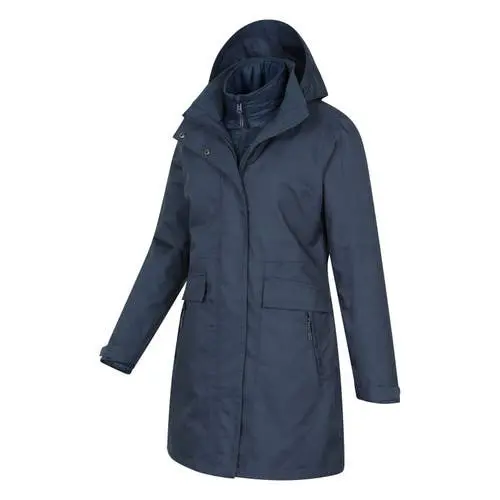 Mountain Warehouse Rain On 3 In 1 Waterproof Jacket - Blue