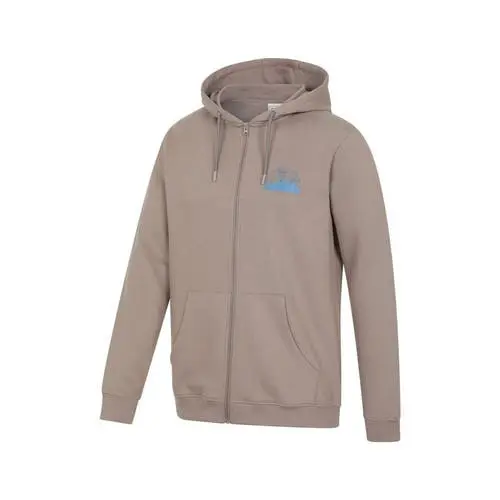 Mountain Warehouse Graphic Textured Full Zip Hoodie
