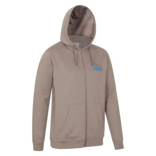 Mountain Warehouse Graphic Textured Full Zip Hoodie