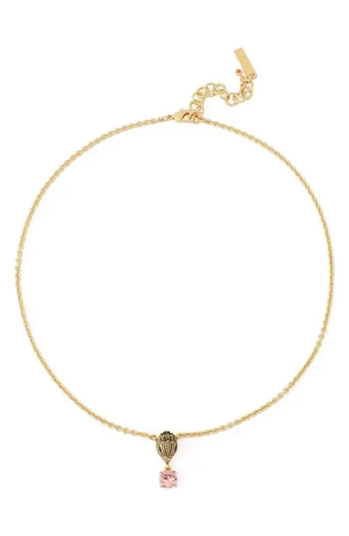 Kurt Geiger Eagle Gemstone Short Pendant Necklace