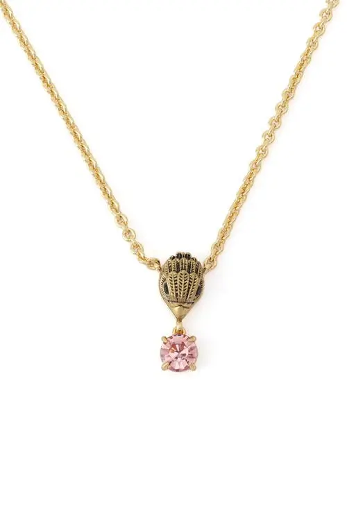 Kurt Geiger Eagle Gemstone Short Pendant Necklace