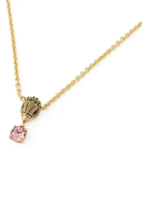 Kurt Geiger Eagle Gemstone Short Pendant Necklace