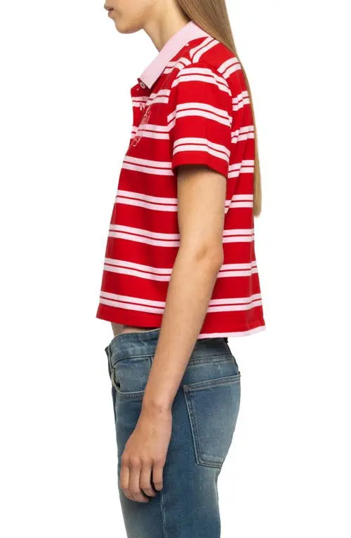 Zadig&Voltaire Mirta Stripe Crop Polo