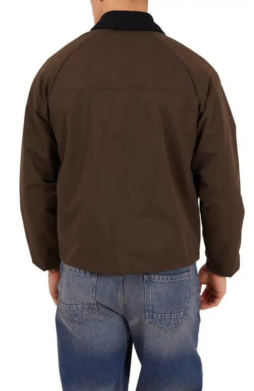 BRAVE SOUL Unpadded Jacket With Cord Collar