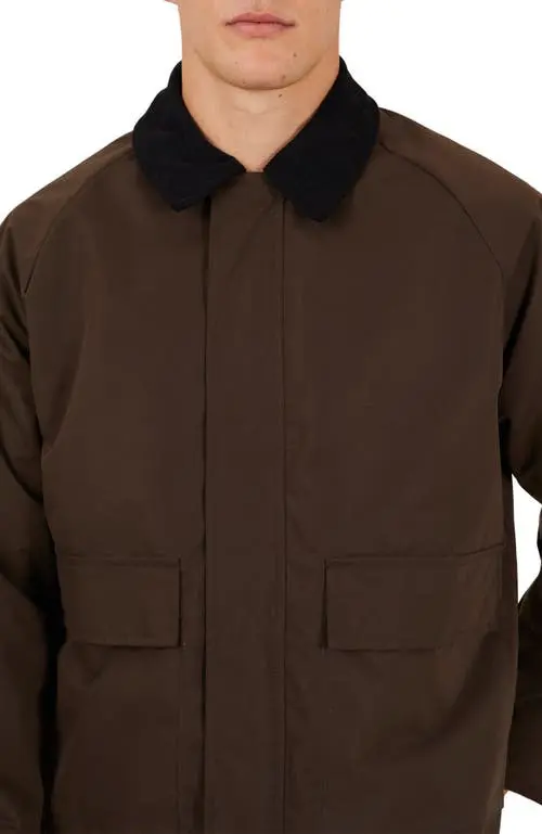 BRAVE SOUL Unpadded Jacket With Cord Collar