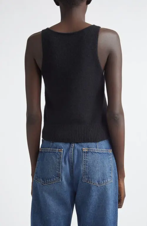 Brandon Maxwell Reese Cashmere & Silk V-neck Tank